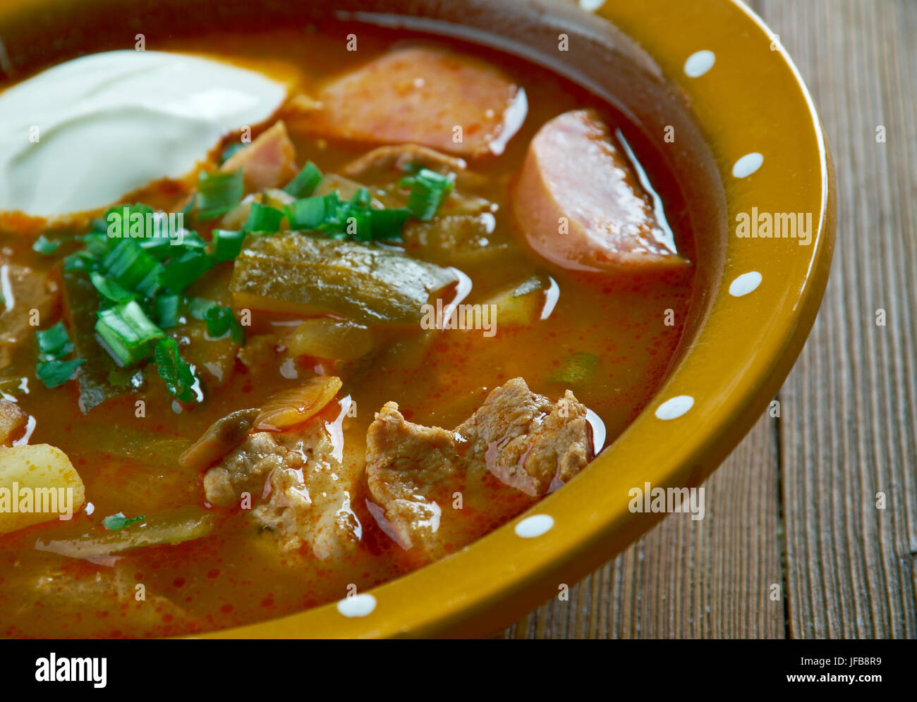 meat seljanka Stock Photo - Alamy