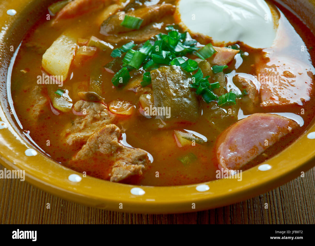 meat seljanka Stock Photo - Alamy