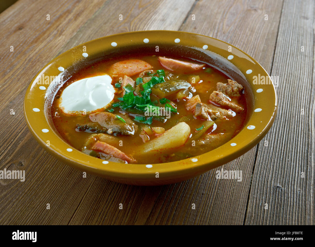 meat seljanka Stock Photo - Alamy