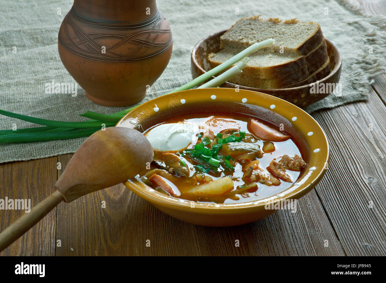 meat seljanka Stock Photo - Alamy