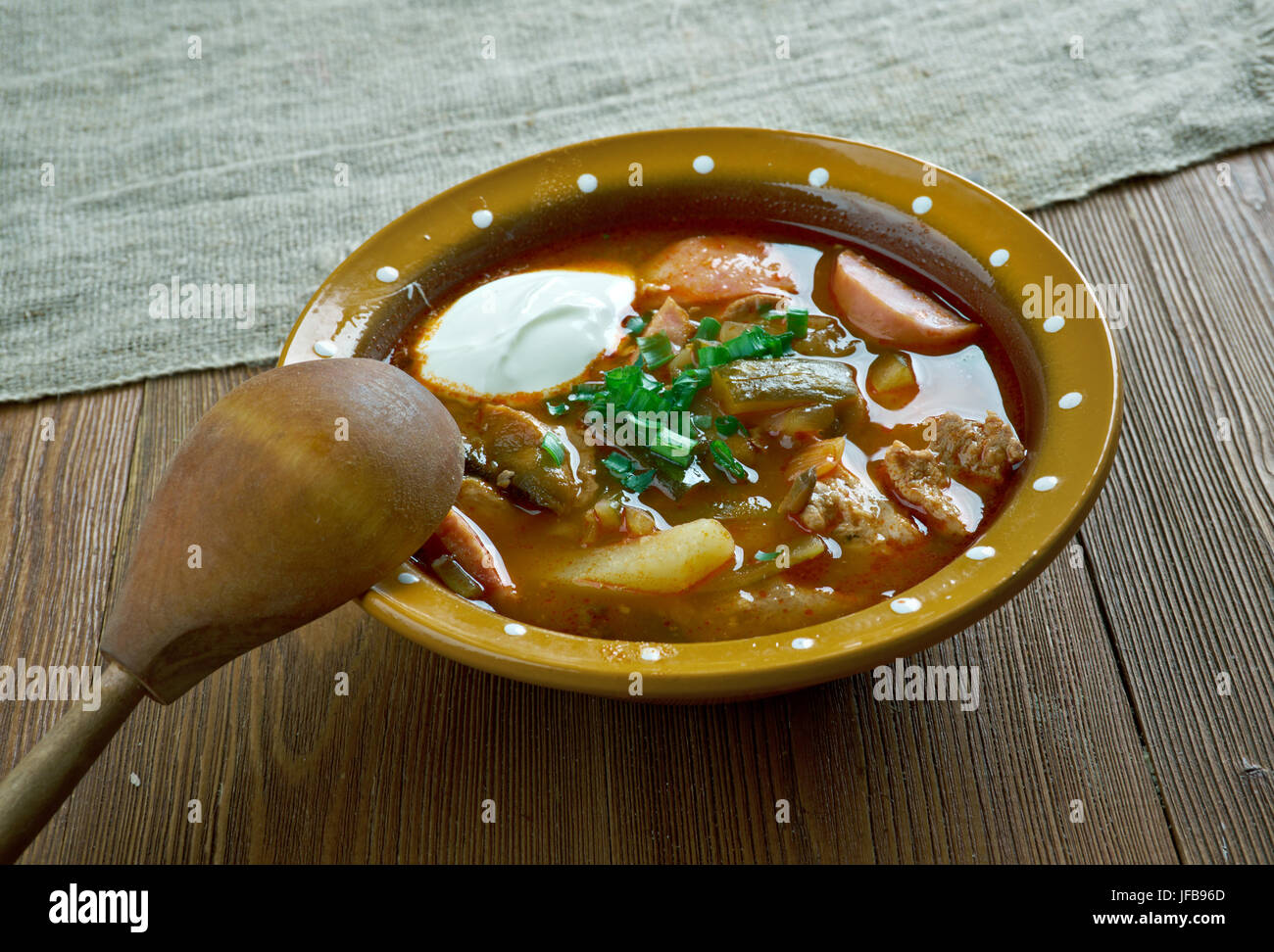 meat seljanka Stock Photo - Alamy