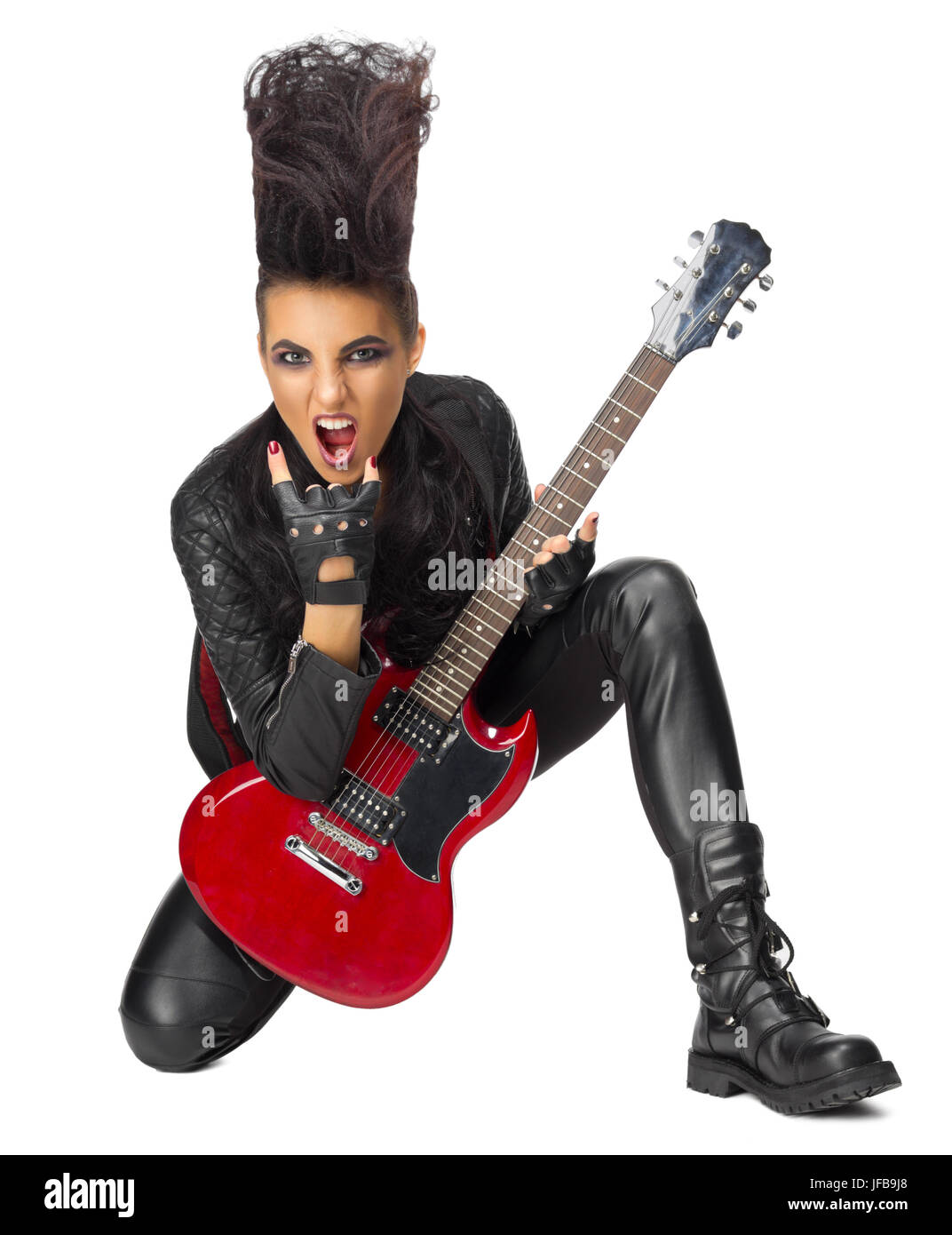 Young caucasian female artist Cut Out Stock Images & Pictures - Alamy