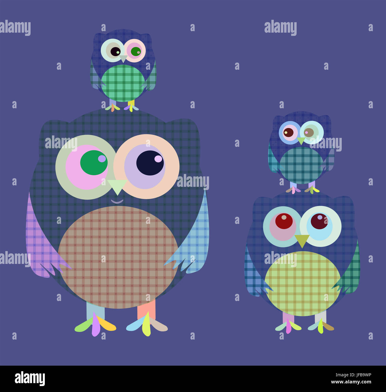 Owl Cartoon Character By