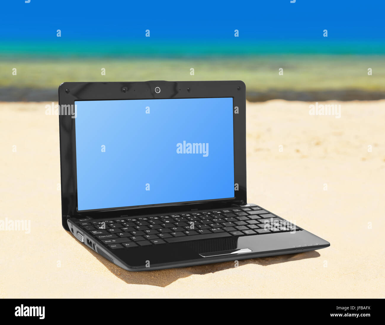Notebook on beach Stock Photo - Alamy