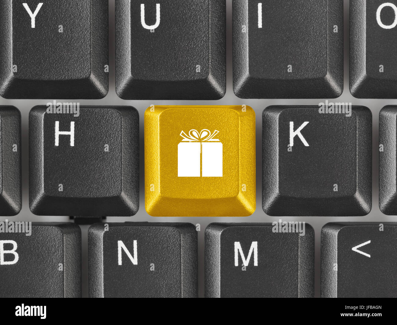 Gold computer key hi-res stock photography and images - Alamy