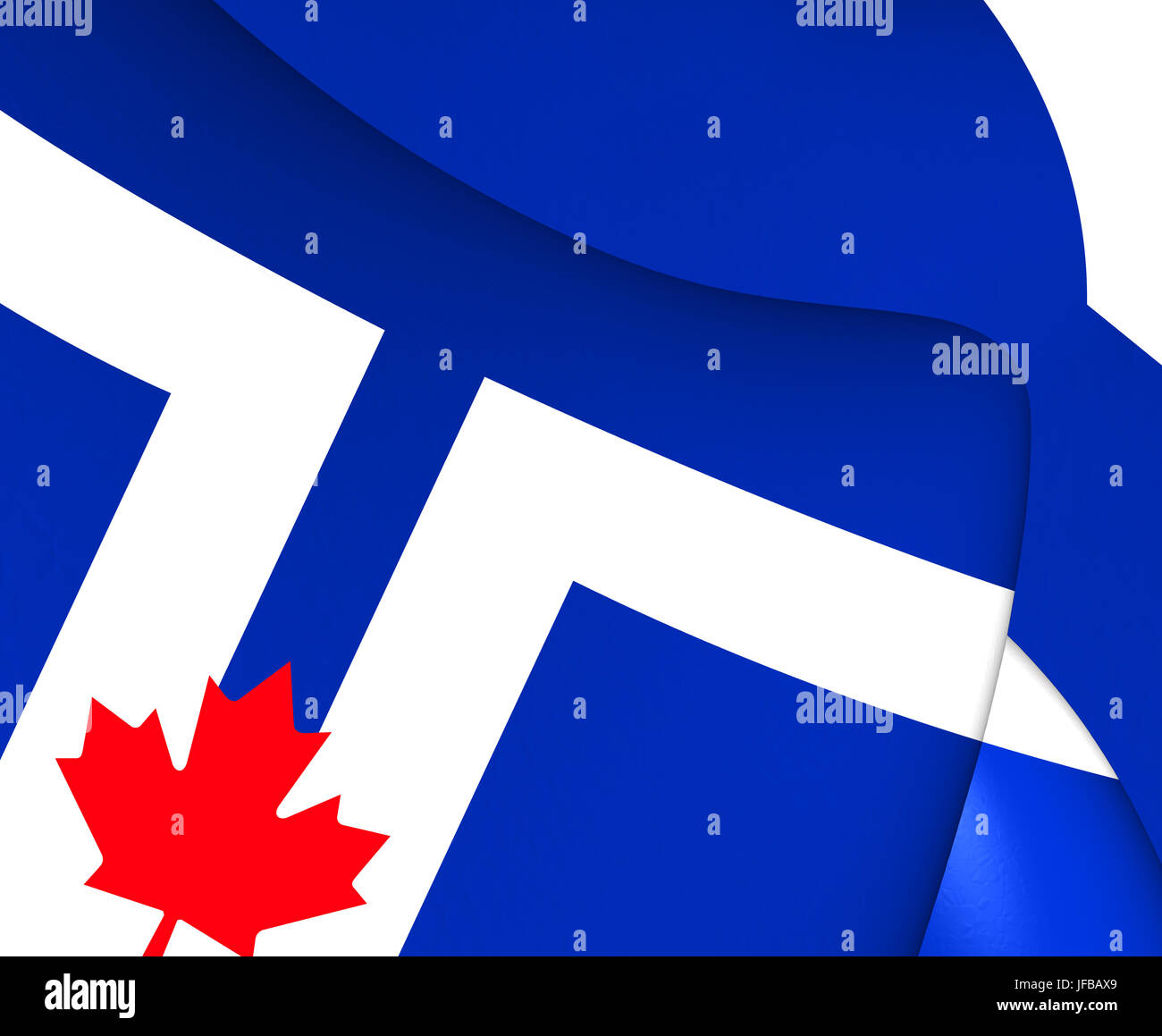Flag of Toronto, Canada Stock Photo - Alamy