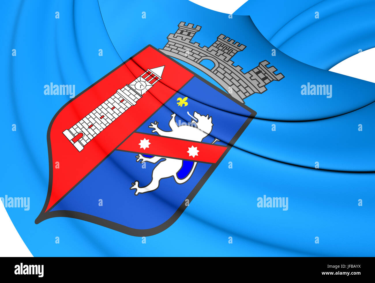 Flag of Tirana Stock Photo - Alamy