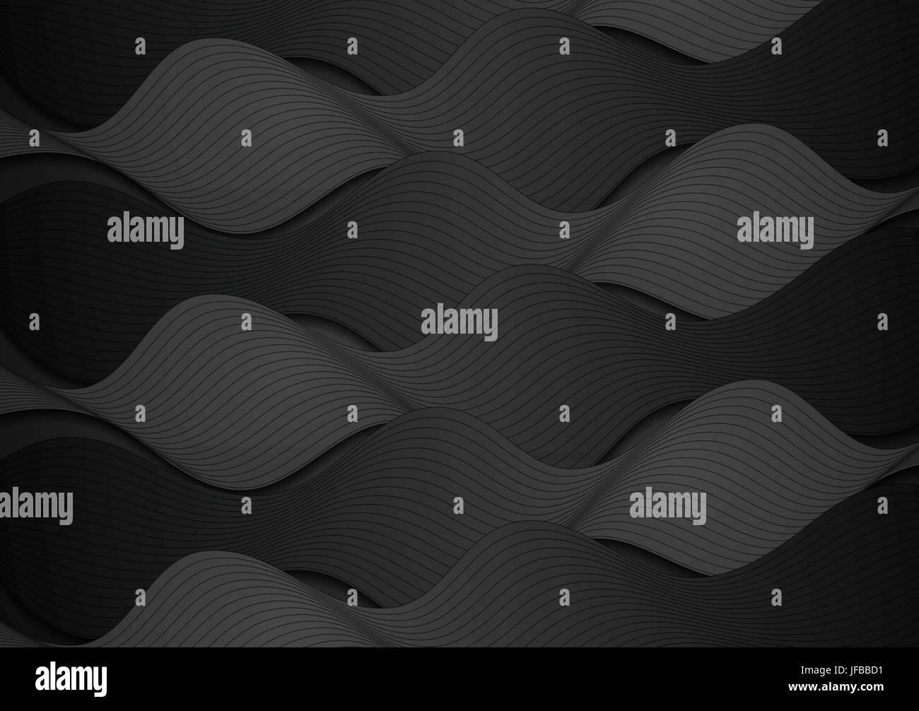 Black wavy pattern background Stock Photo - Alamy