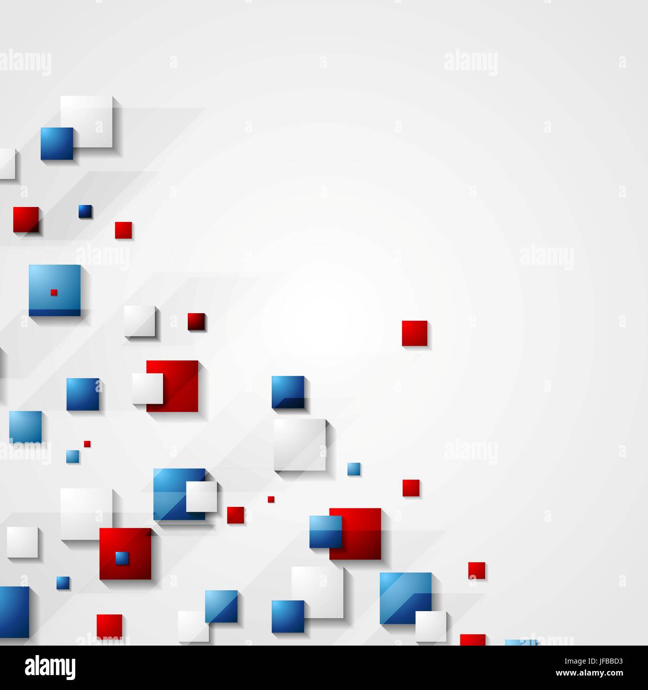 Blue and red squares background Stock Photo - Alamy