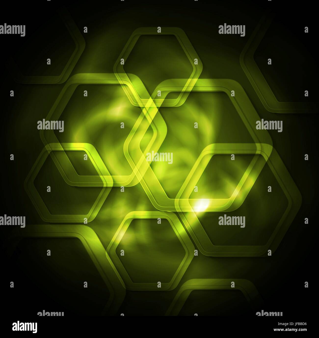 Green tech glowing background Stock Photo - Alamy