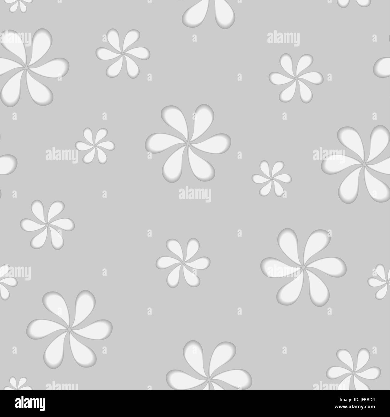 Grey seamless flowers background Stock Photo - Alamy