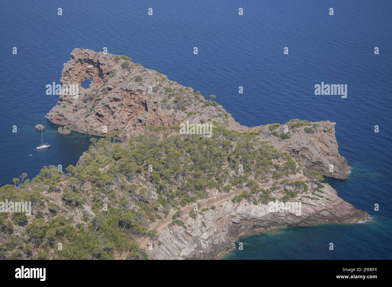 Rock formation Sa Foradada, Mallorca Stock Photo - Alamy