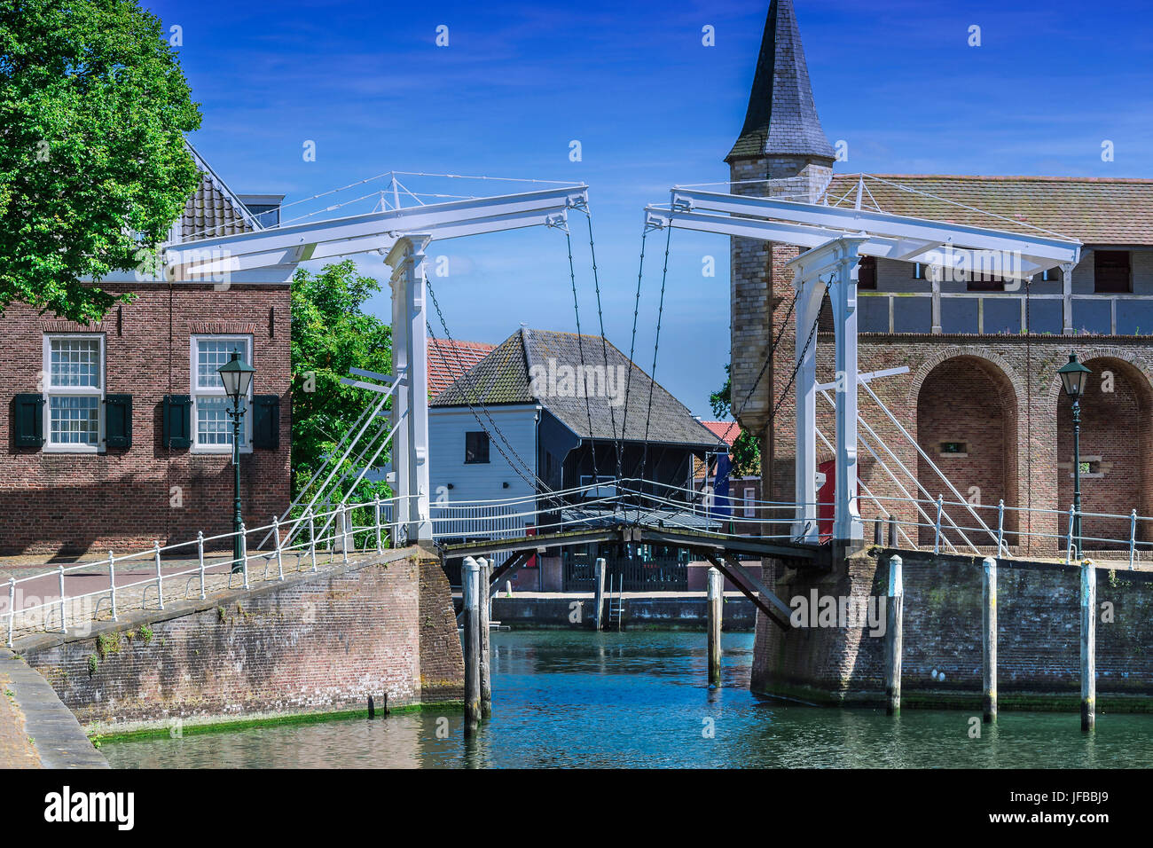 Canal wooden drawbridge structure hi-res stock photography and images ...