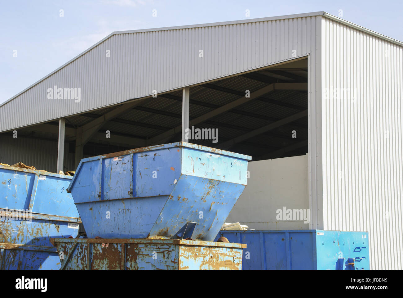 recycling container, Germany Stock Photo - Alamy