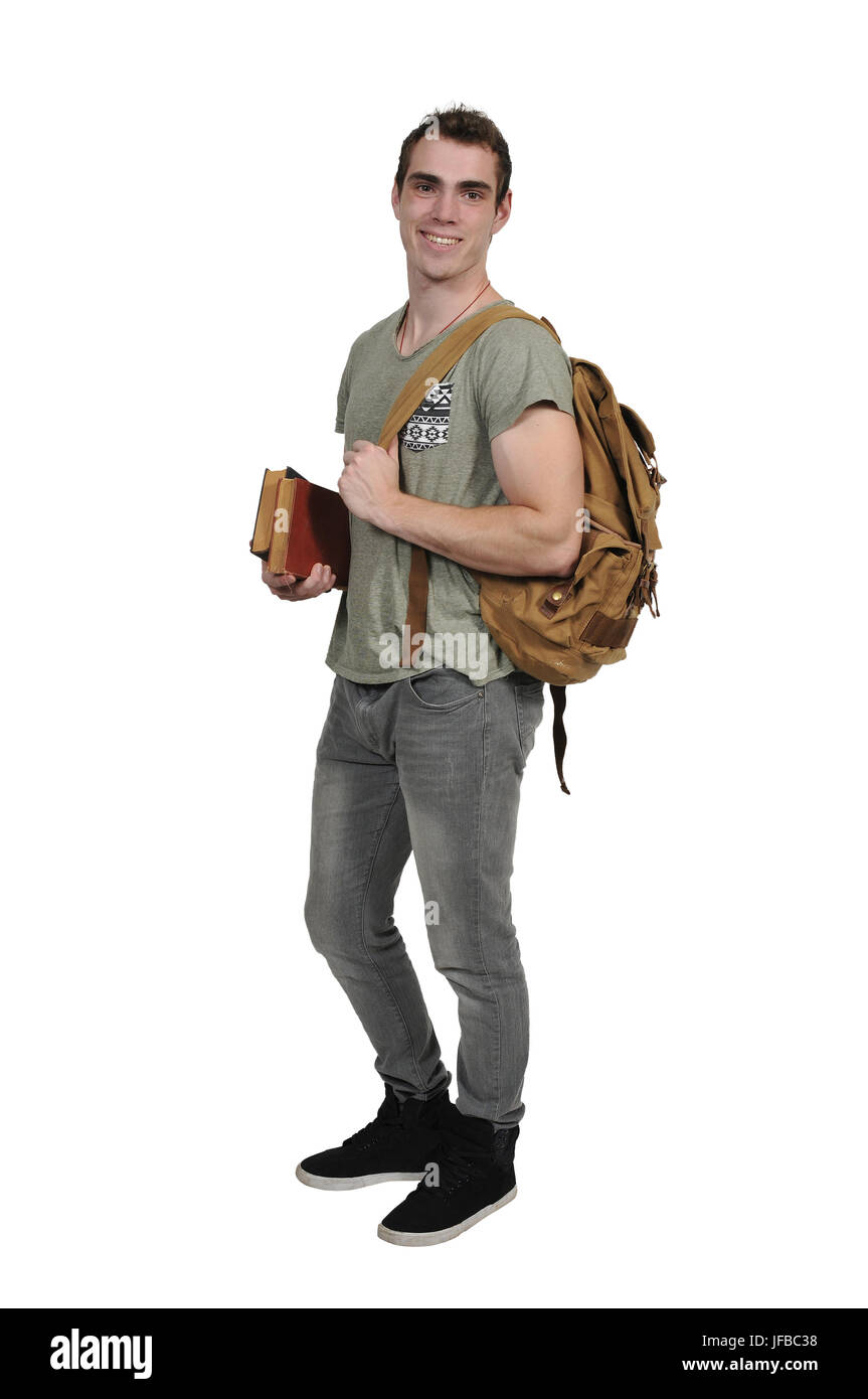 Student guy Cut Out Stock Images & Pictures - Alamy