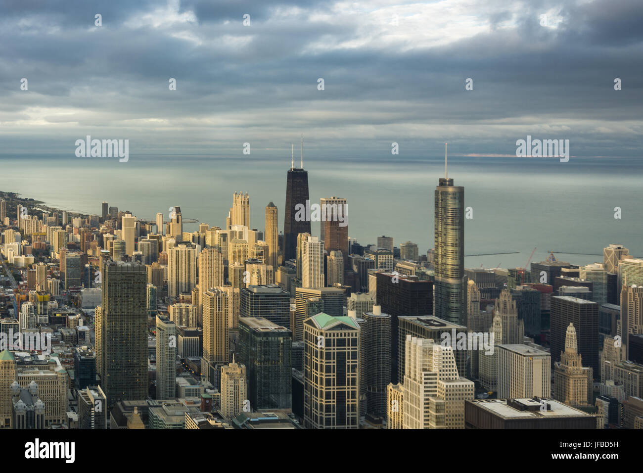 Chicago Downtown Skyline Stock Photo - Alamy