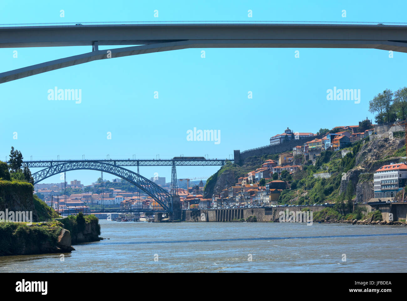 Bridge in Porto, Portugal Stock Photo - Alamy