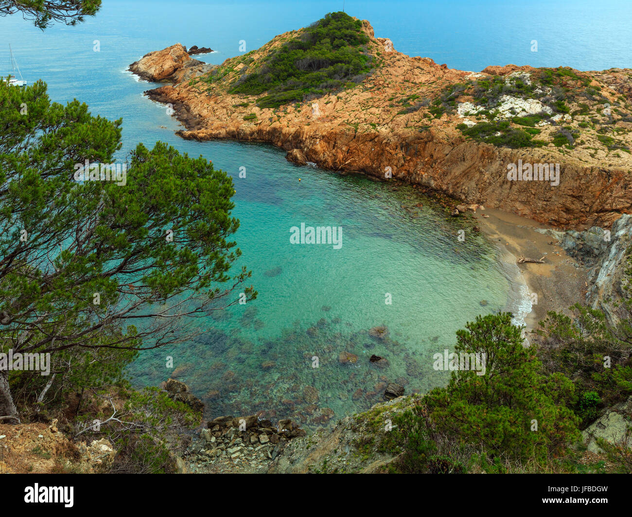 Summer sea bay (Spain Stock Photo - Alamy