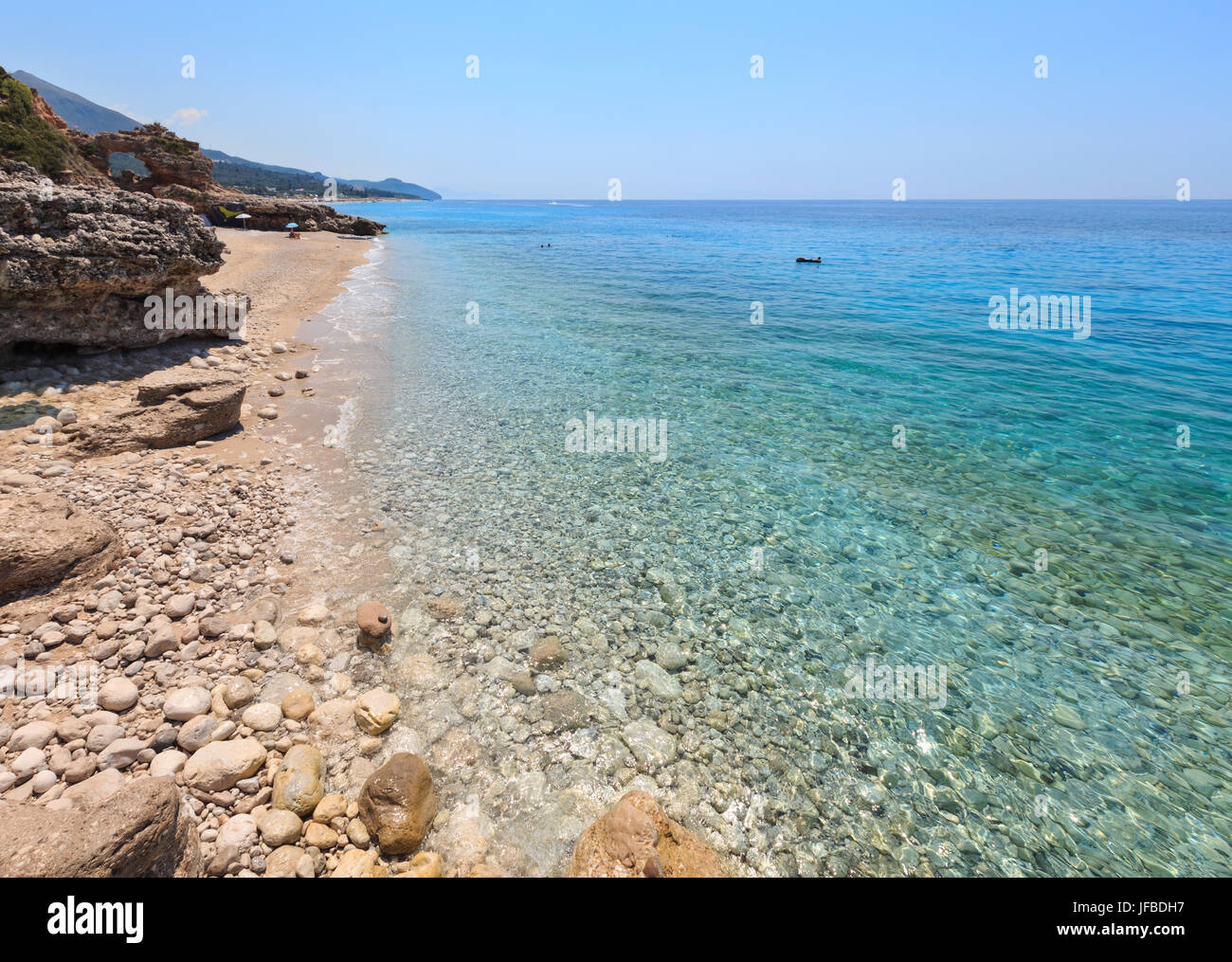 Drymades beach, Albania Stock Photo - Alamy