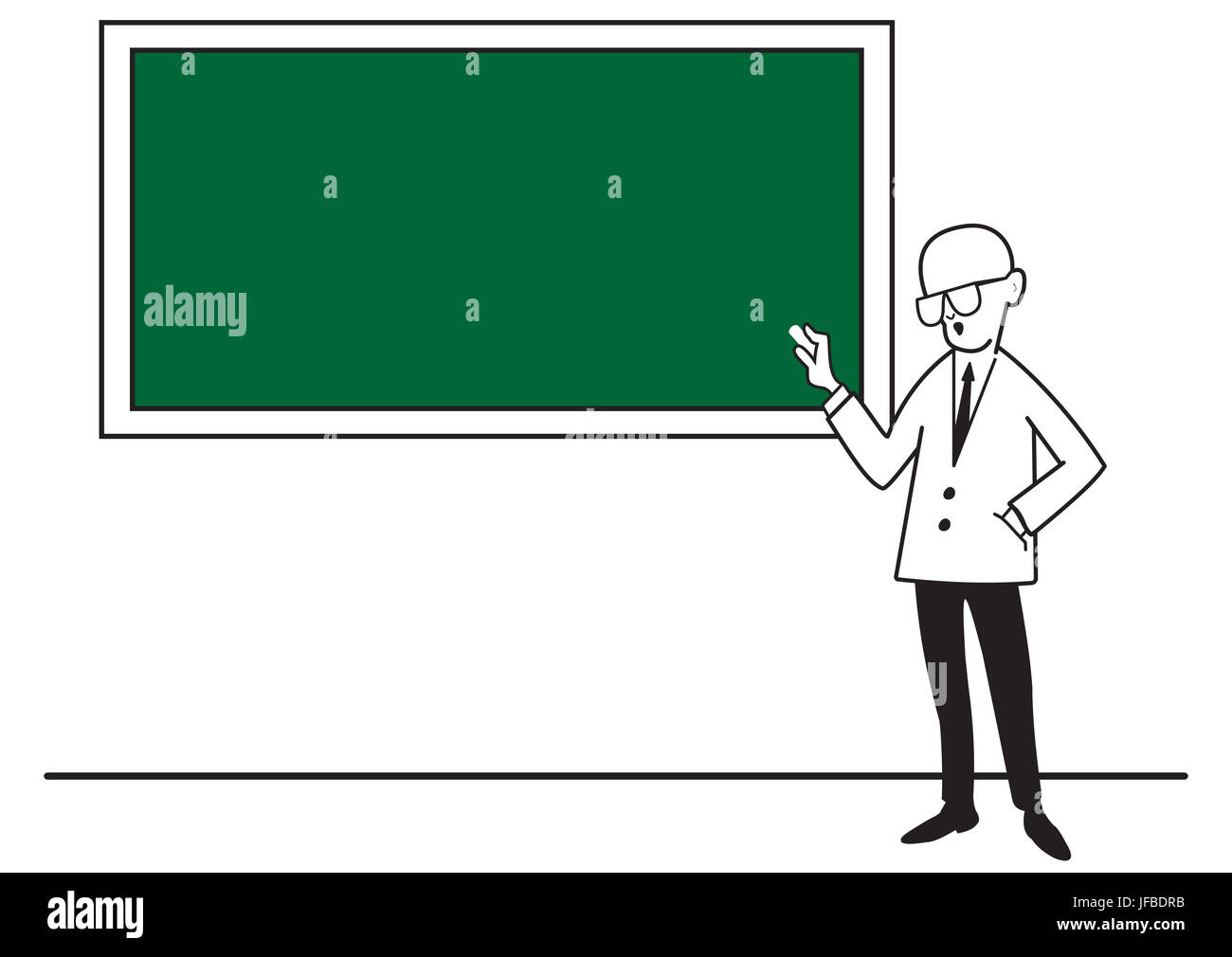Cartoon teacher board hi-res stock photography and images - Alamy
