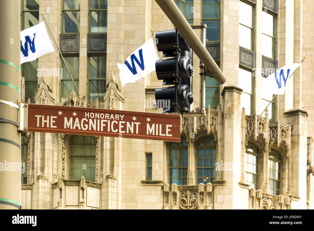 The Magnificent mile Stock Photo - Alamy