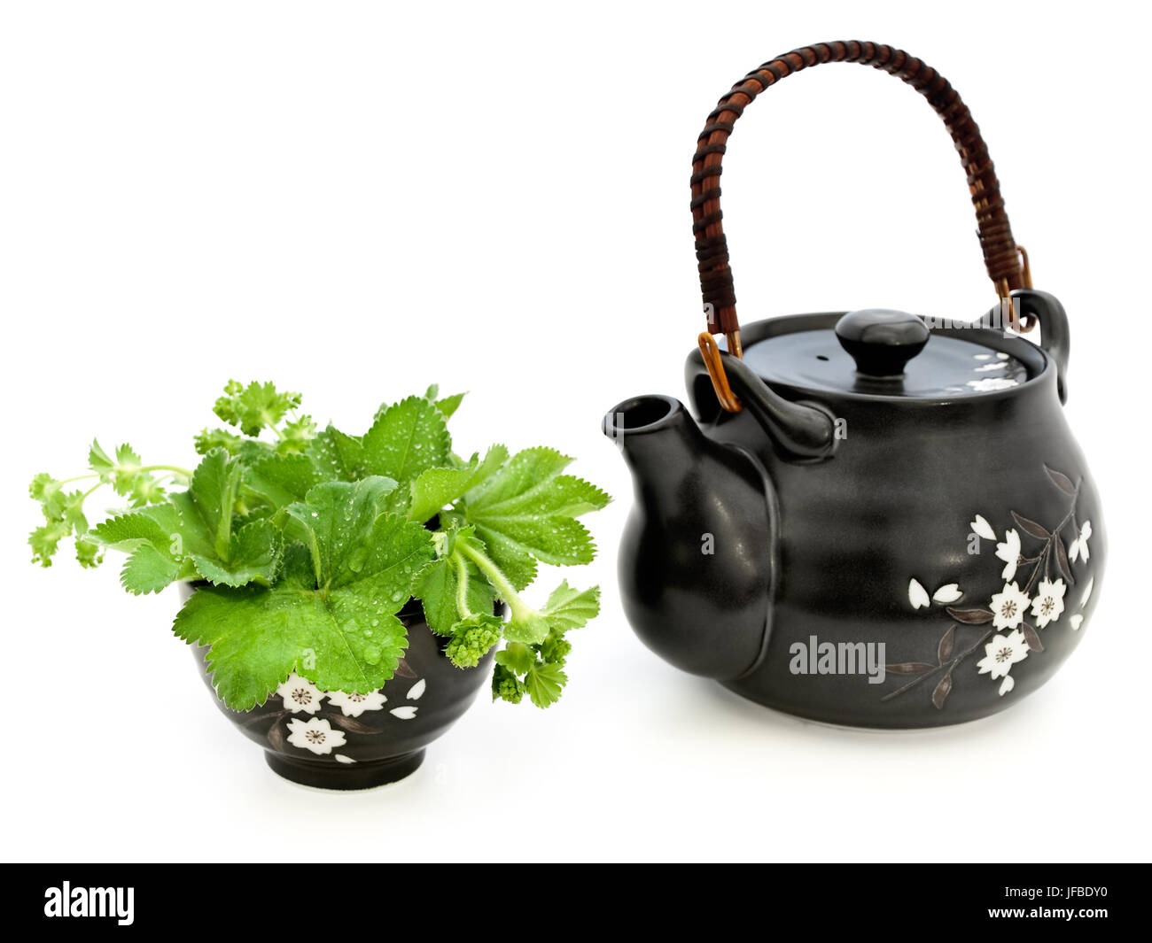 Tea ceremony table set Cut Out Stock Images & Pictures - Alamy