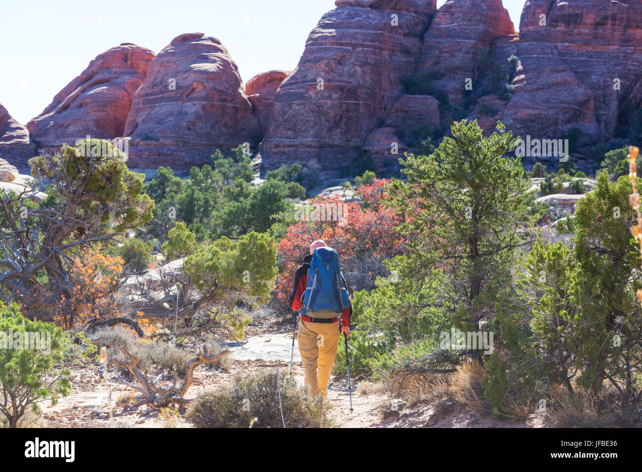 Hike in Utah Stock Photo - Alamy