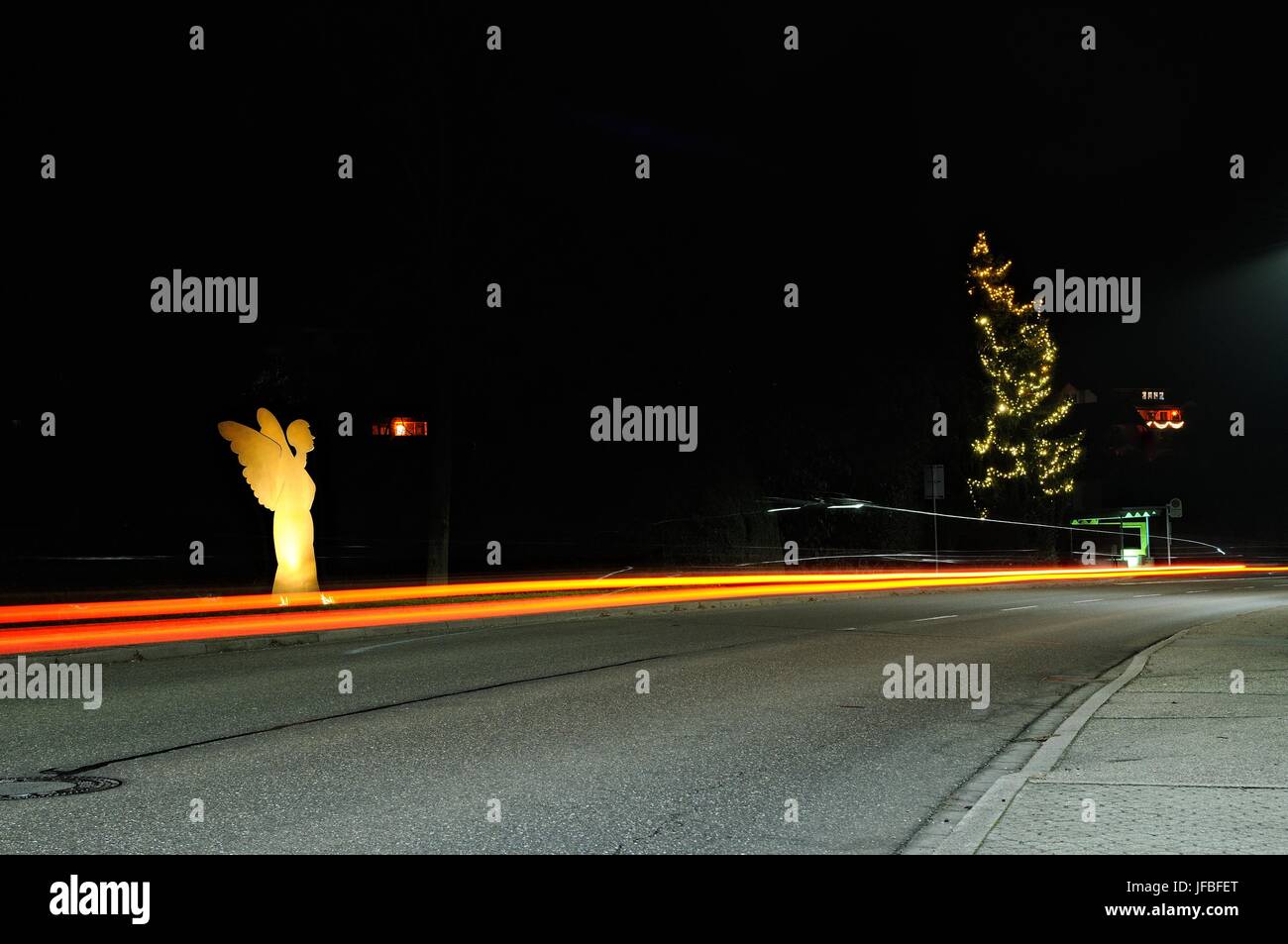 Passing the Angel Stock Photo - Alamy