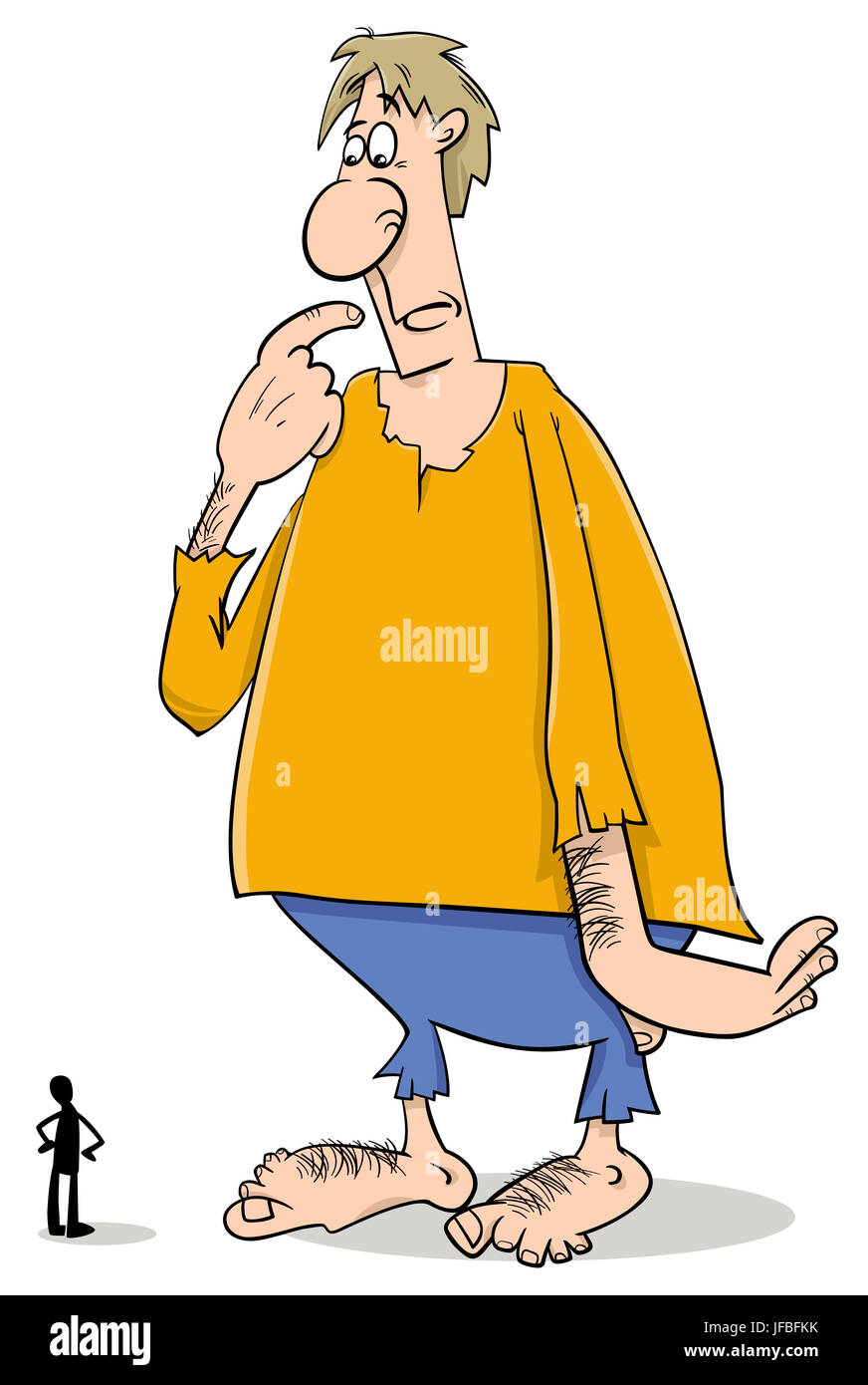 Giant cartoon characters Cut Out Stock Images & Pictures - Alamy