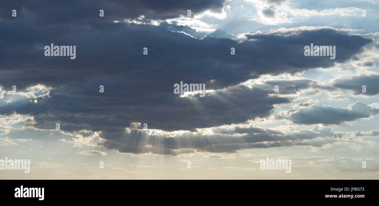 sky and rays Stock Photo - Alamy