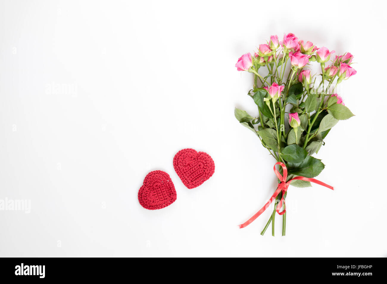 Pink little roses hi-res stock photography and images - Alamy