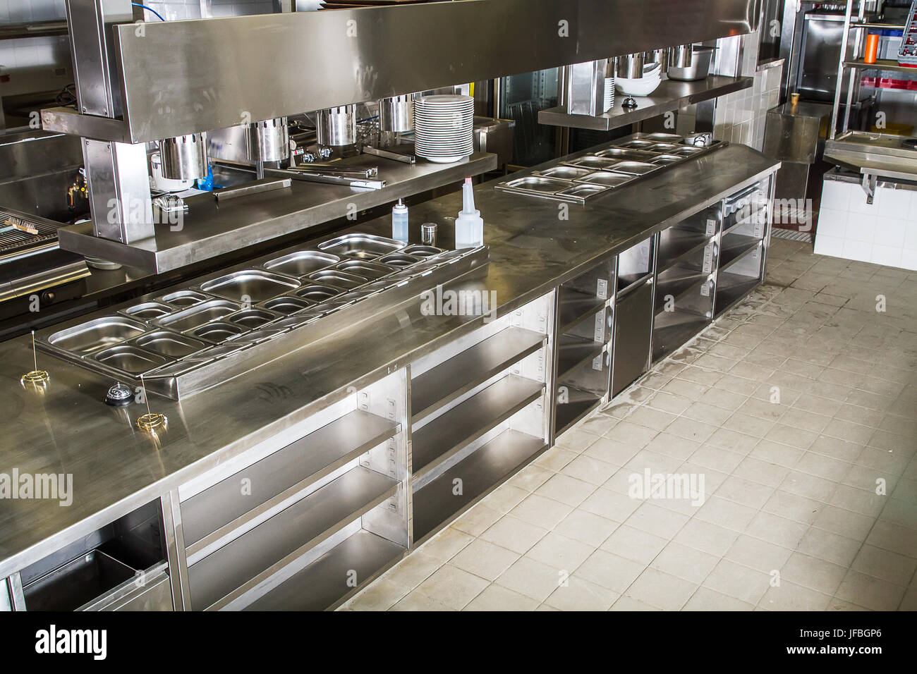 Steel counter hi-res stock photography and images - Alamy