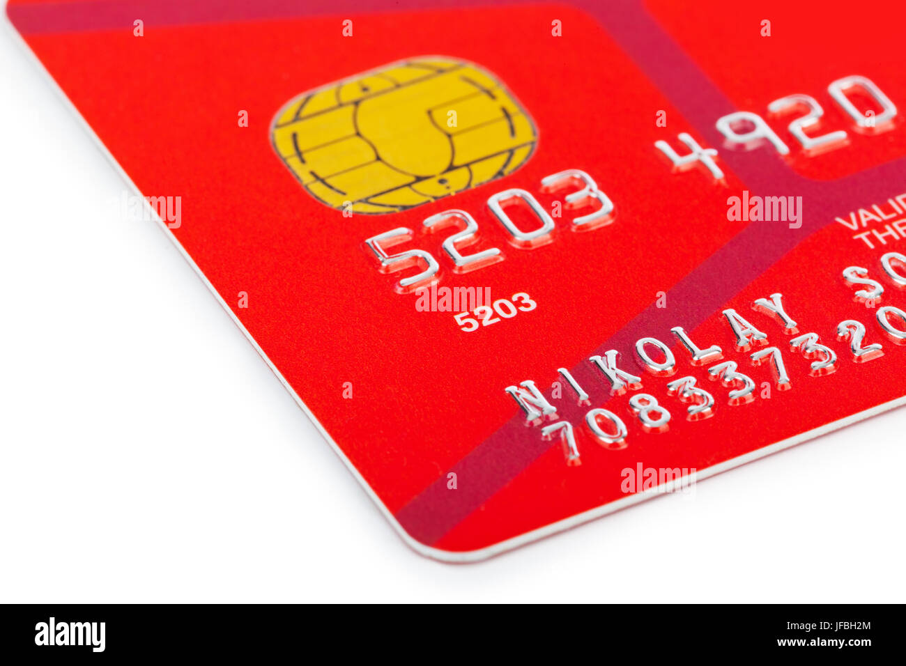 Red visa debit card hi-res stock photography and images - Alamy