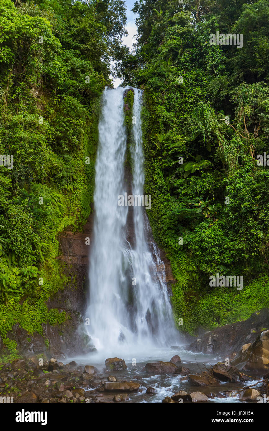 Gitgit Waterfall - Bali island Indonesia Stock Photo - Alamy