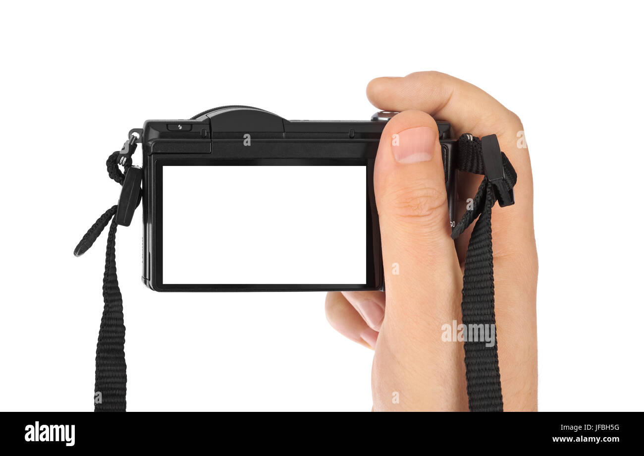 Hand in photo hi-res stock photography and images - Alamy