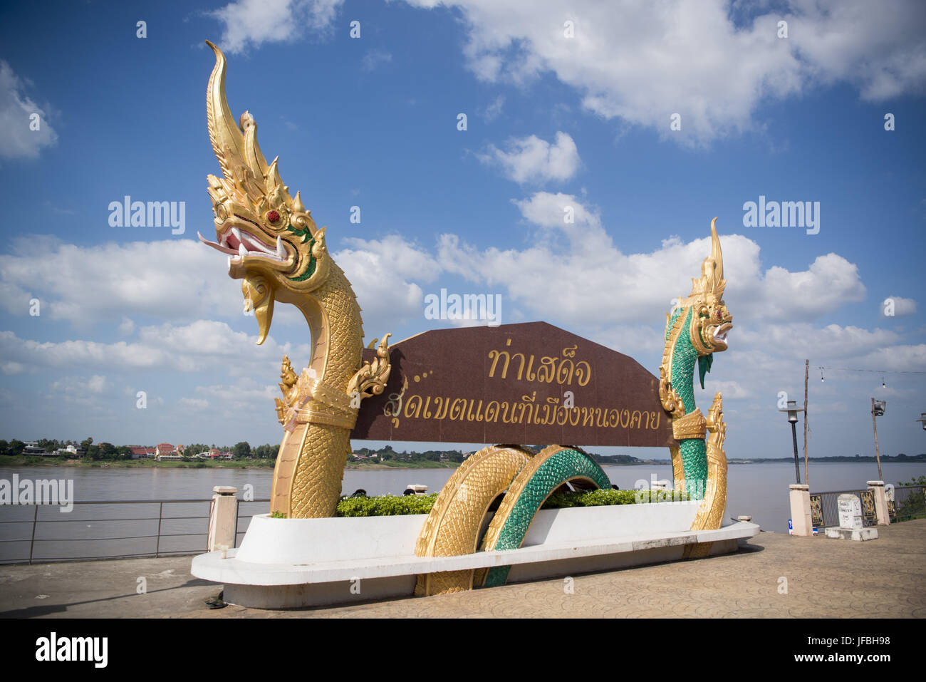 THAILAND ISAN NONG KHAI MEKONG PHAYANAK Stock Photo - Alamy