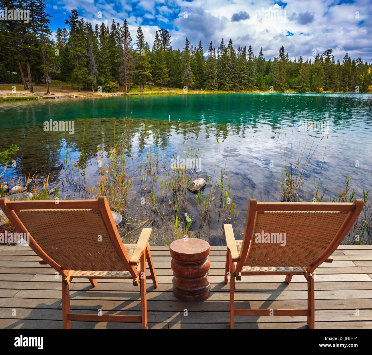 Two comfortable lounge chairs Stock Photo - Alamy