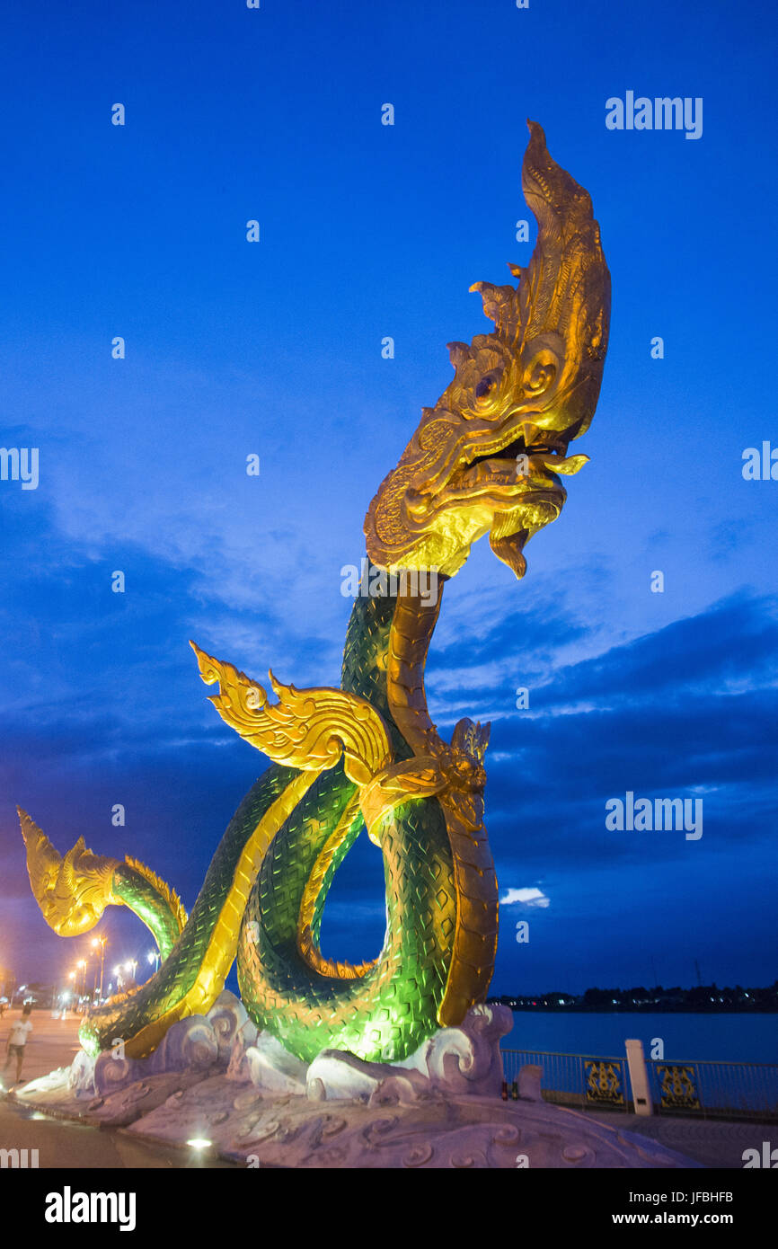 THAILAND ISAN NONG KHAI MEKONG PHAYANAK Stock Photo - Alamy