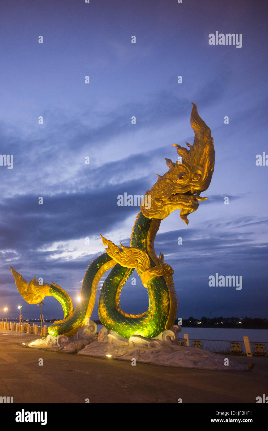 THAILAND ISAN NONG KHAI MEKONG PHAYANAK Stock Photo - Alamy
