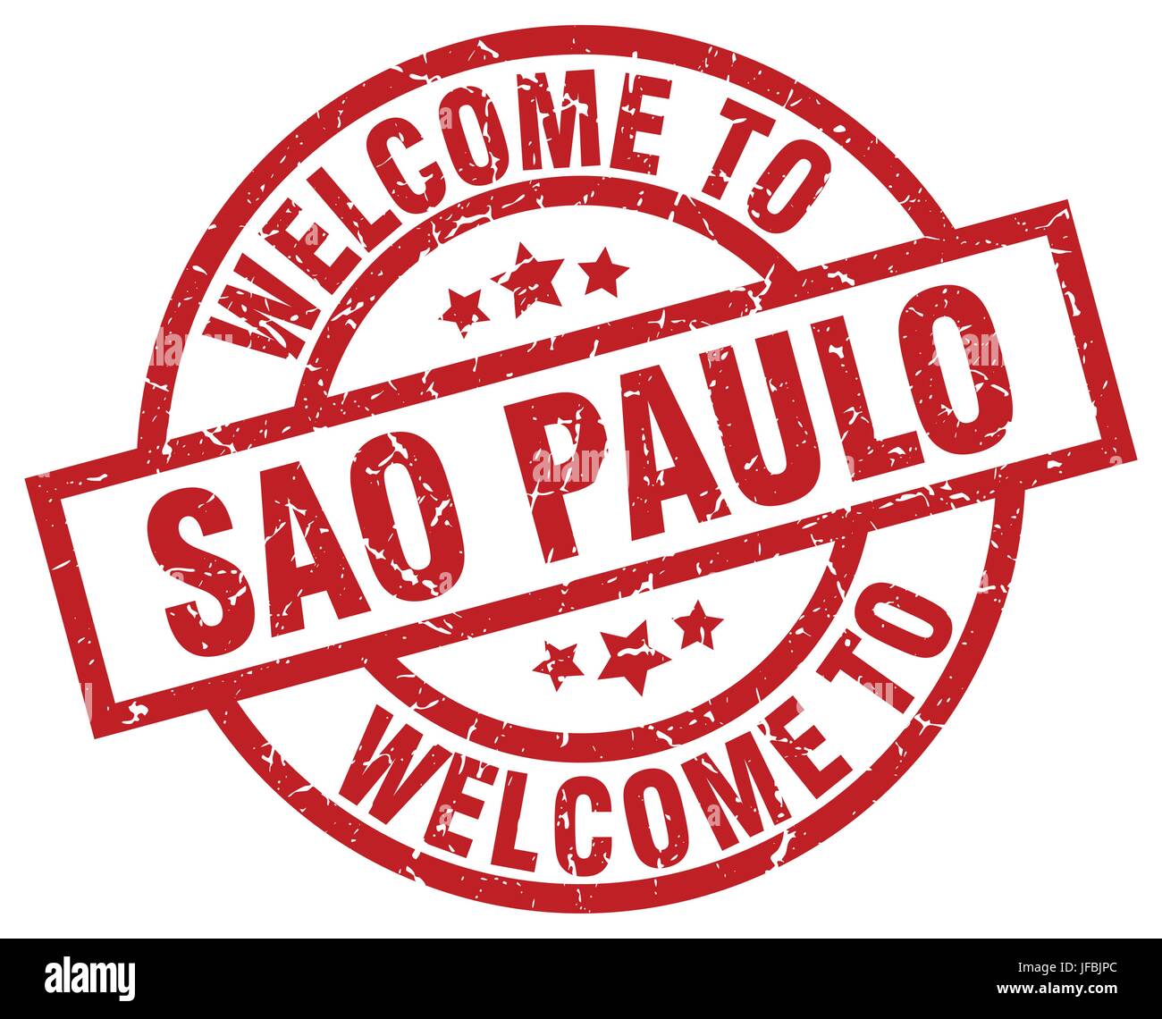 welcome to Sao Paulo red stamp Stock Vector Image & Art - Alamy