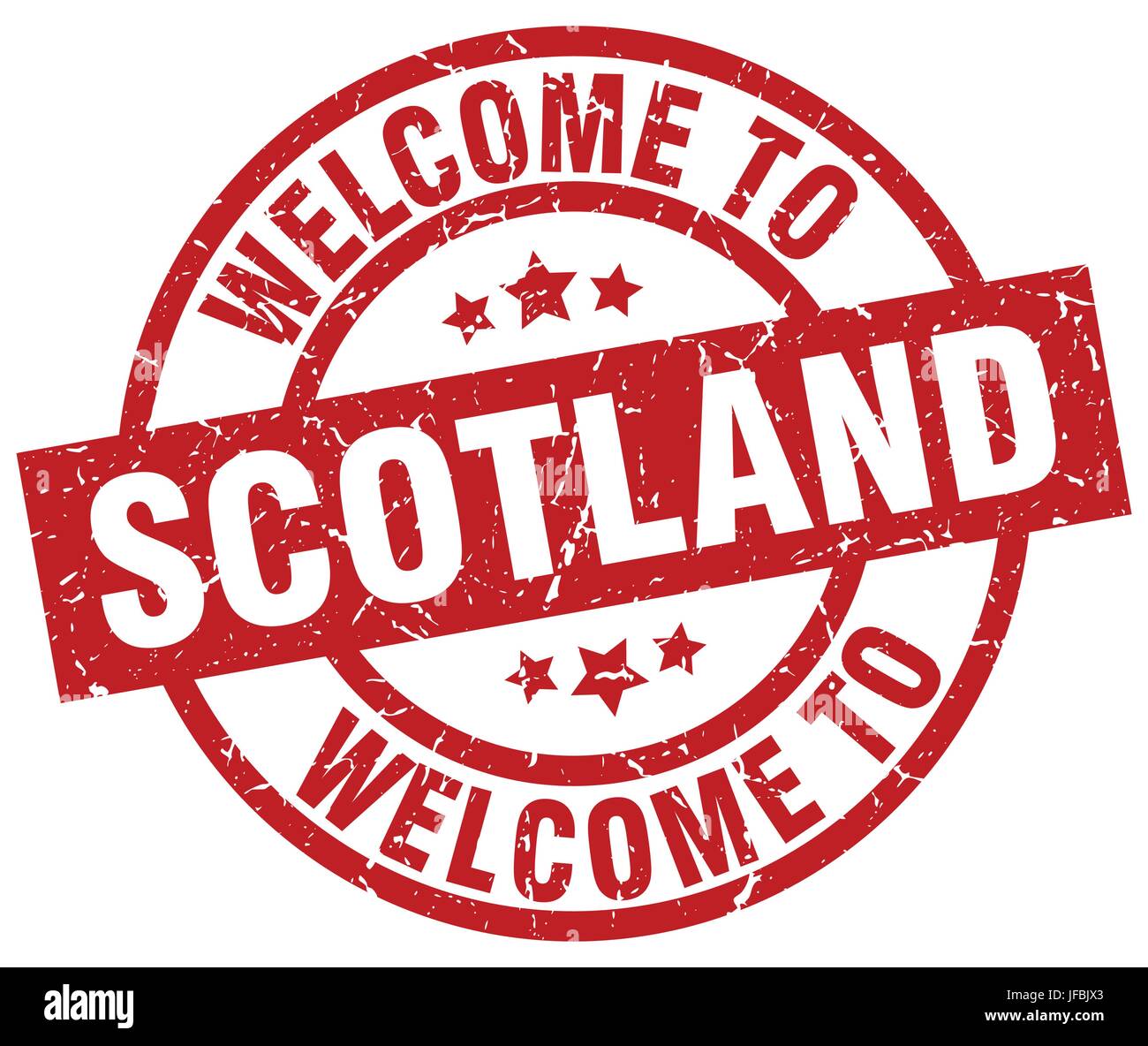 welcome to Scotland red stamp Stock Vector Image & Art - Alamy