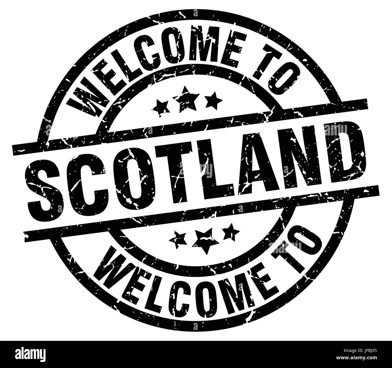 welcome to Scotland black stamp Stock Vector Image & Art - Alamy