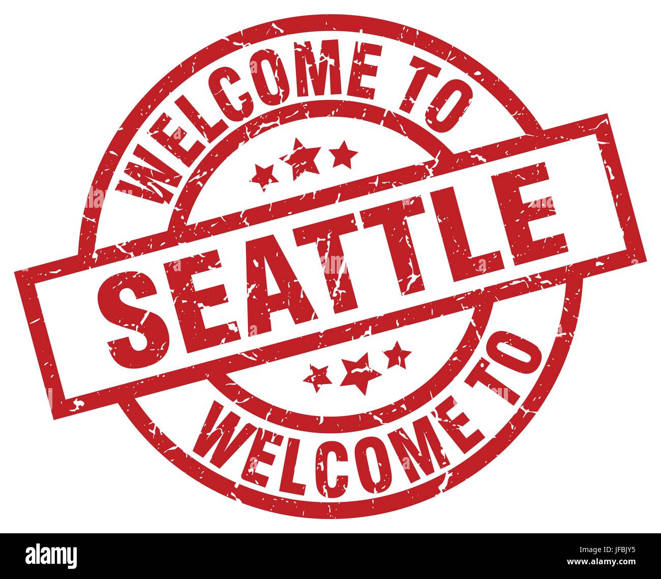 welcome to Seattle red stamp Stock Vector Image & Art - Alamy