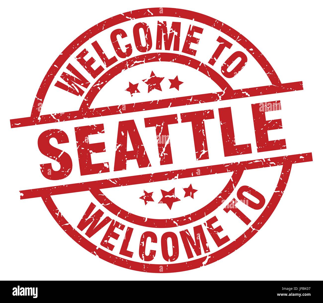 welcome to Seattle red stamp Stock Vector Image & Art - Alamy
