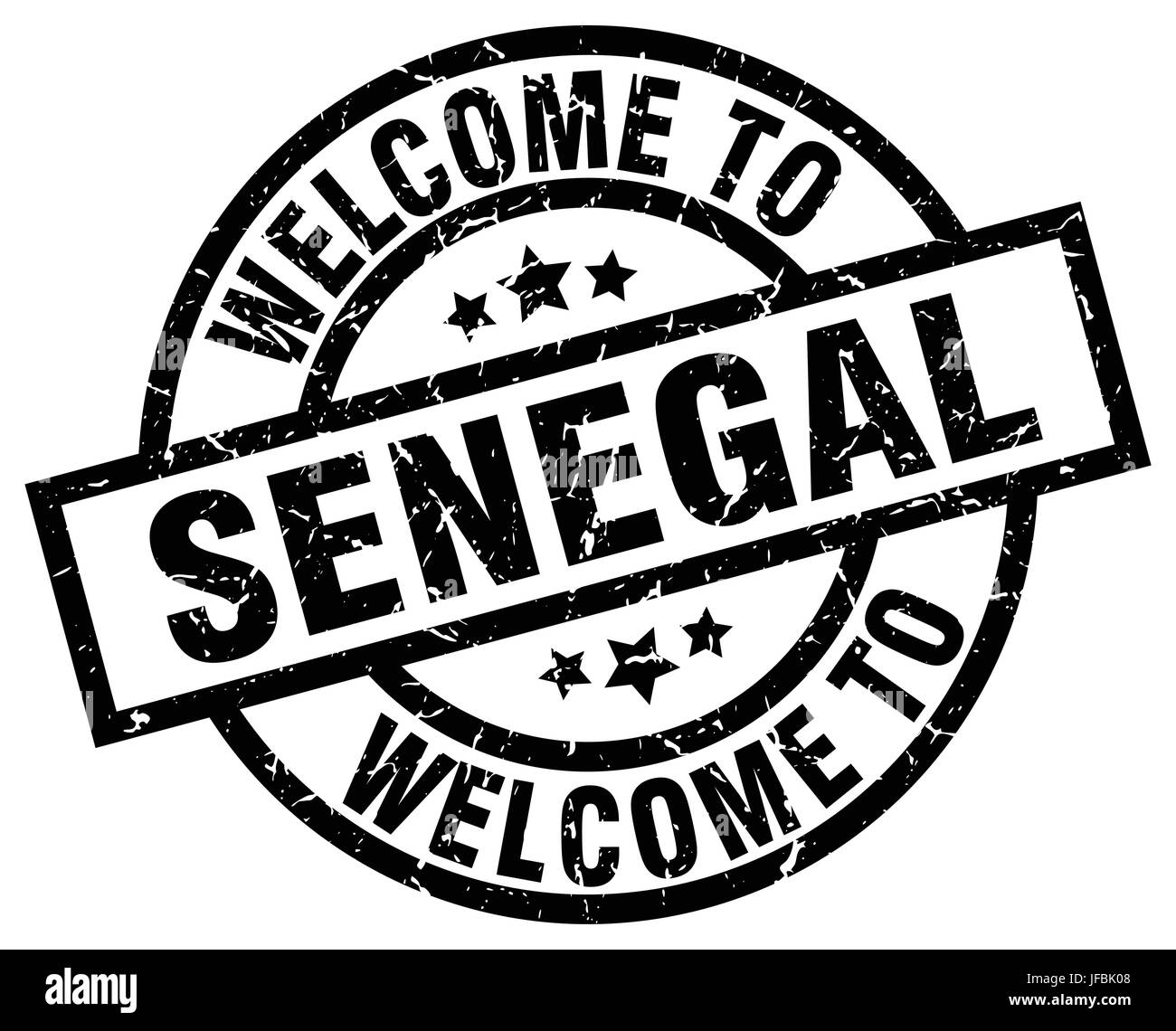 welcome to Senegal black stamp Stock Vector Image & Art - Alamy