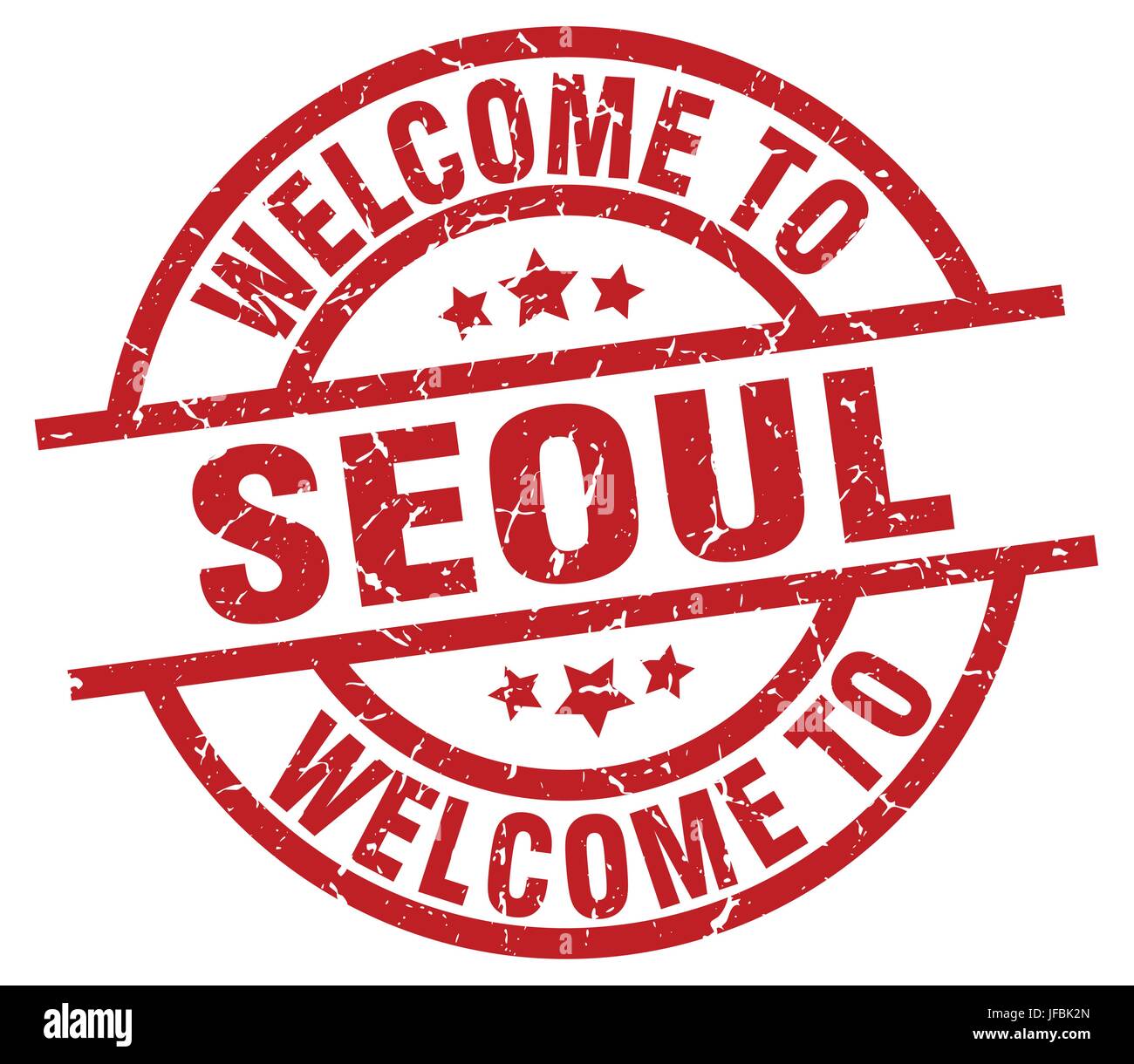 welcome to Seoul red stamp Stock Vector Image & Art - Alamy