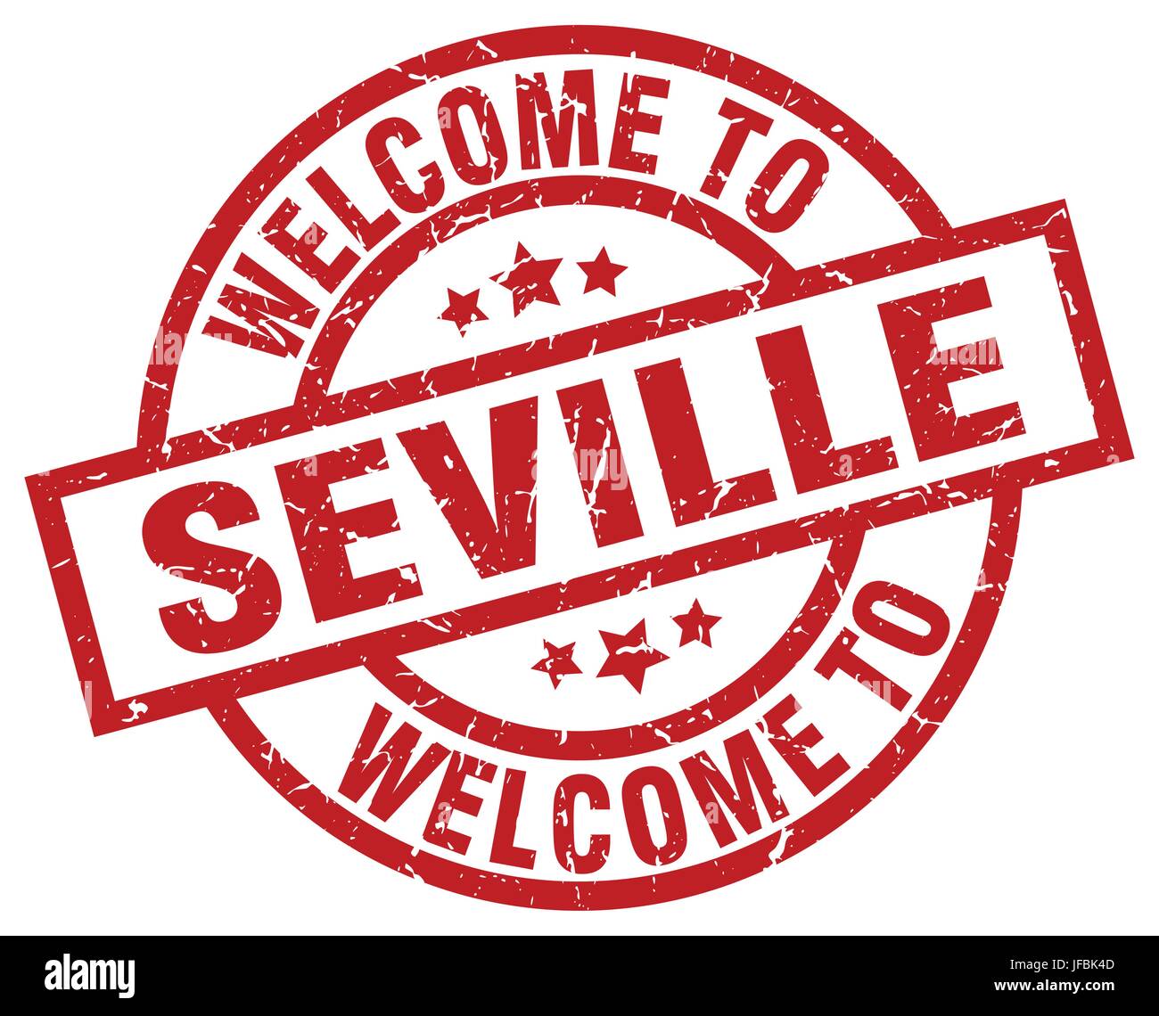 welcome to Seville red stamp Stock Vector Image & Art - Alamy