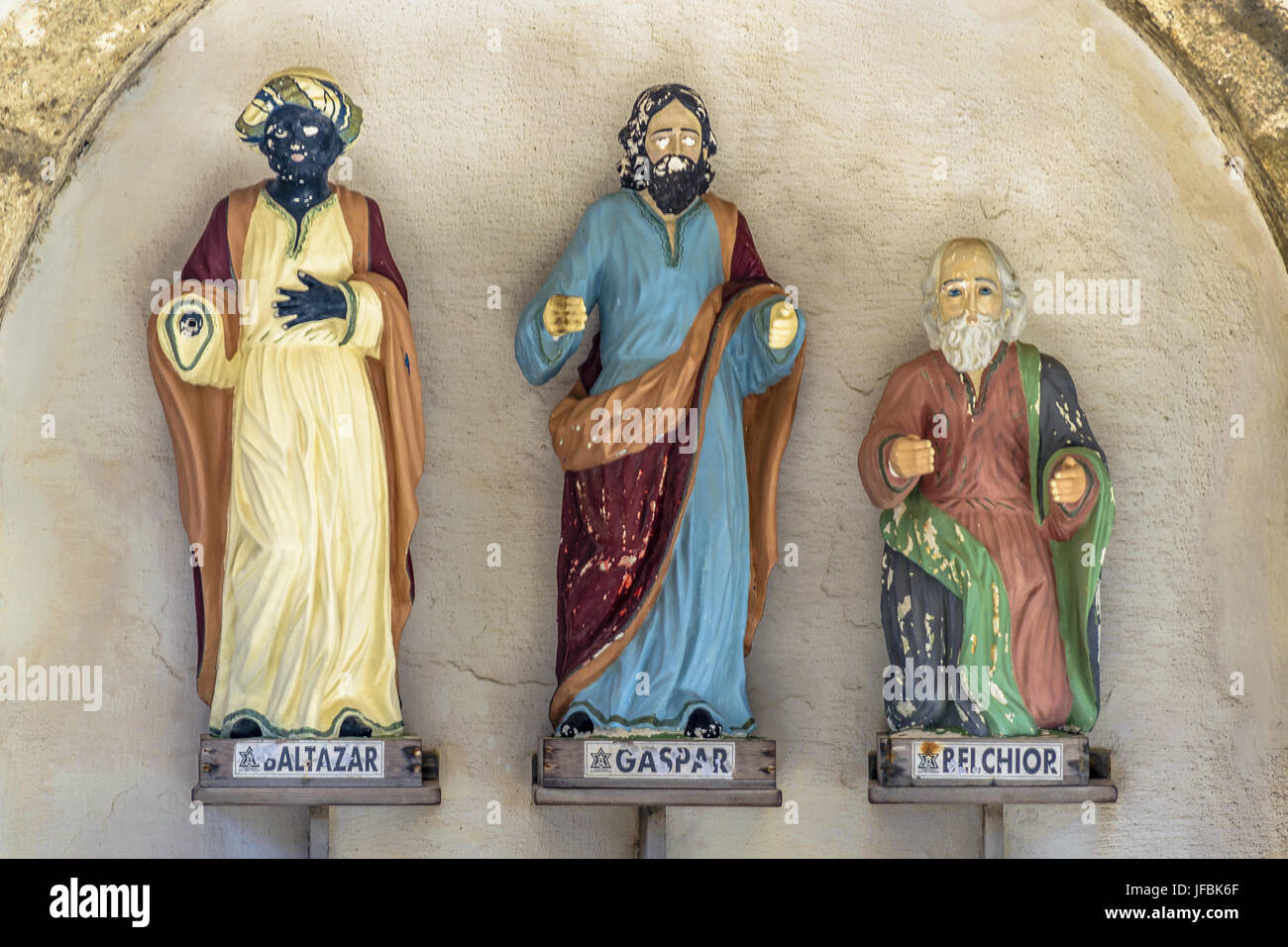 Three Wise Men Sculptures Stock Photo - Alamy