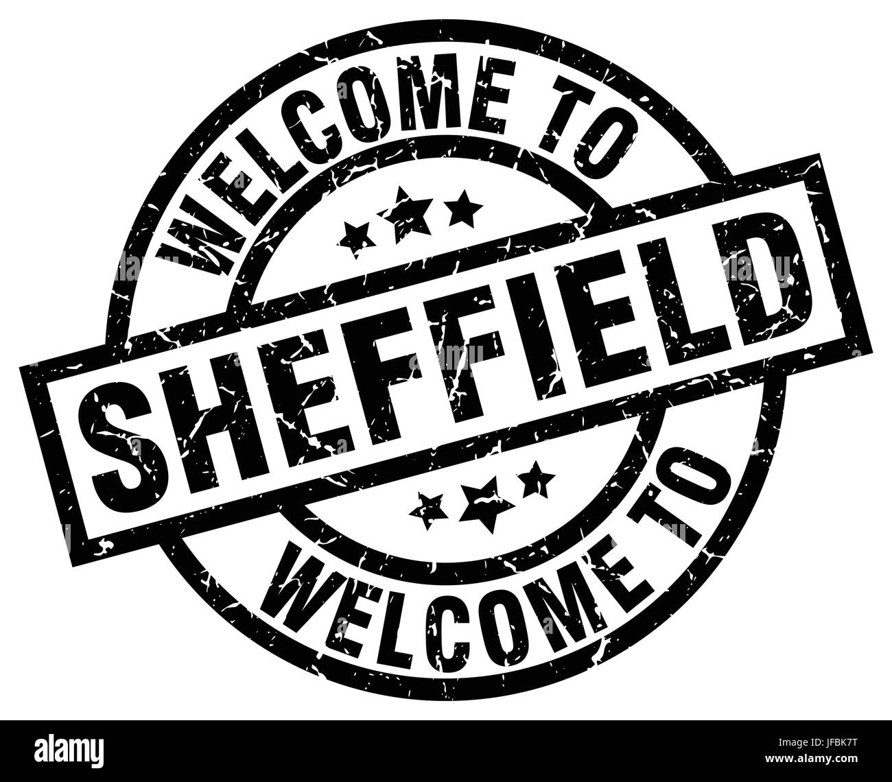 welcome to Sheffield black stamp Stock Vector Image & Art - Alamy
