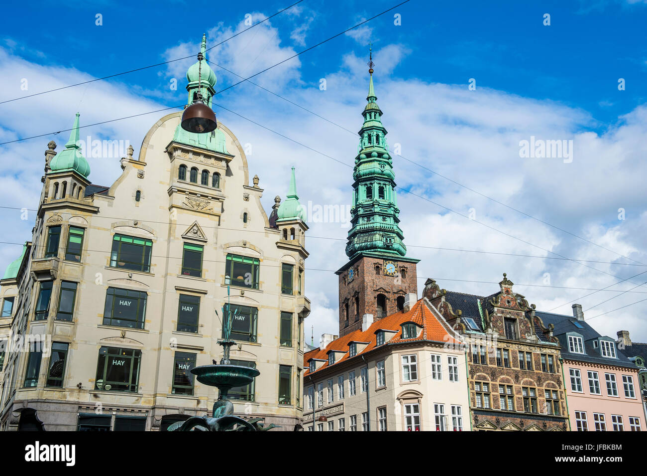 Amagertorv, Amager Square, part of the Stroget pedestrian zone ...